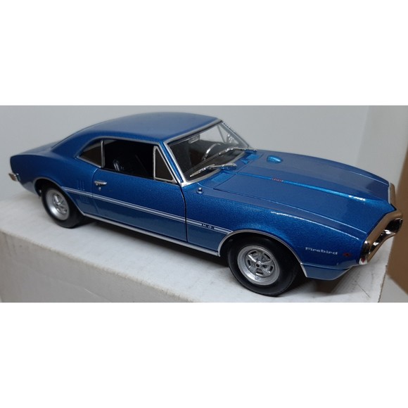 Welly | Other | 967 Pontiac Firebird Blue 124 Scale Diecast Car New In ...